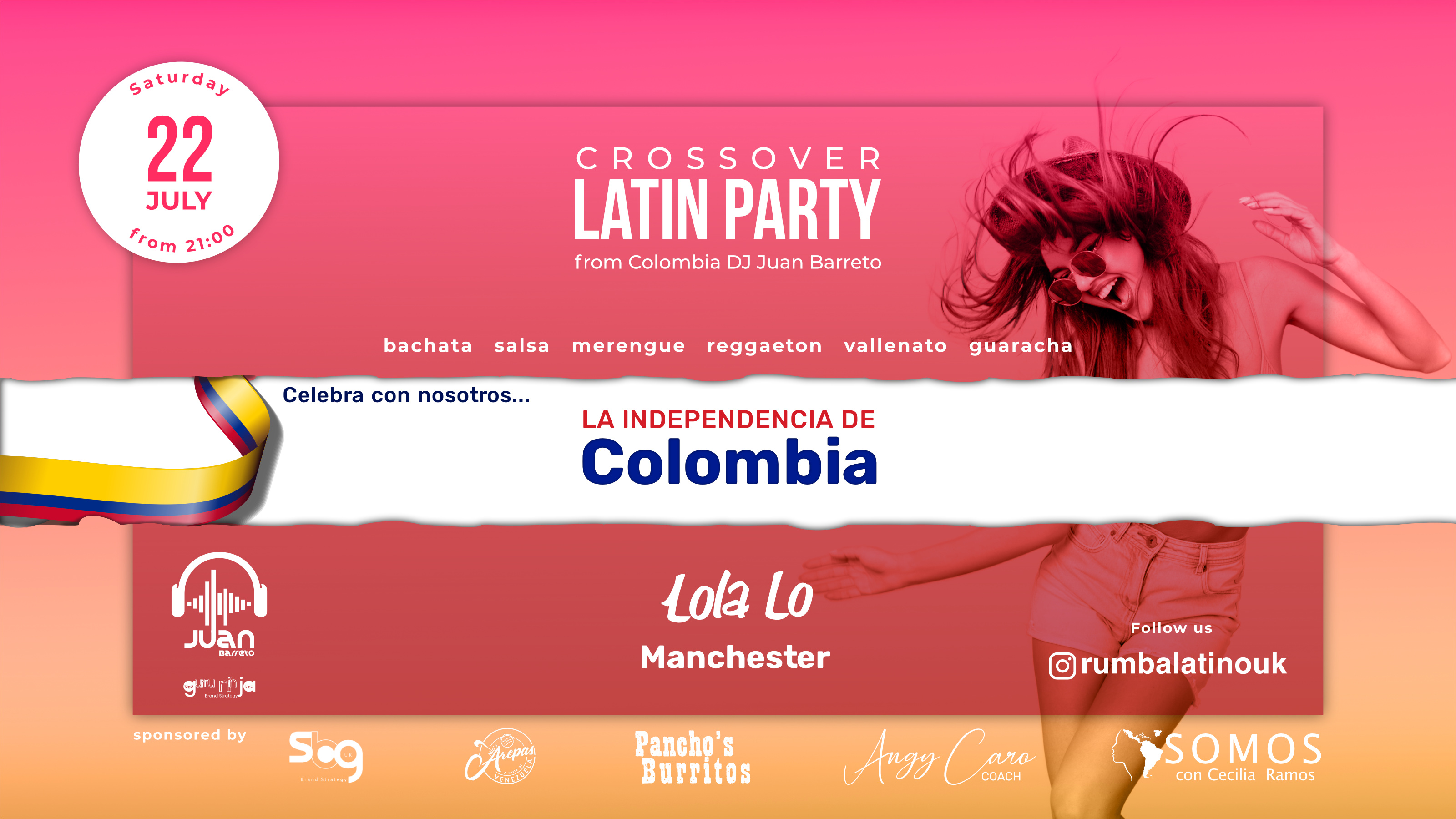 Crossover Latin Party at Lola Lo Manchester, Manchester on 22nd Jul ...