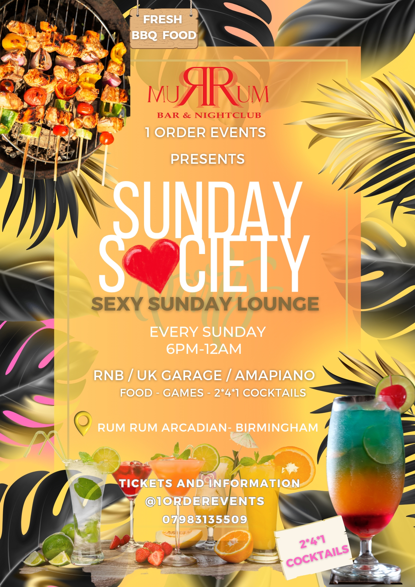 Sexy Sunday Lounge Sunday Society ☀️🍹 💦 🍉 🍍 🥳 😜🎉🎉 At Rum Rum Birmingham Birmingham On 2nd Jul