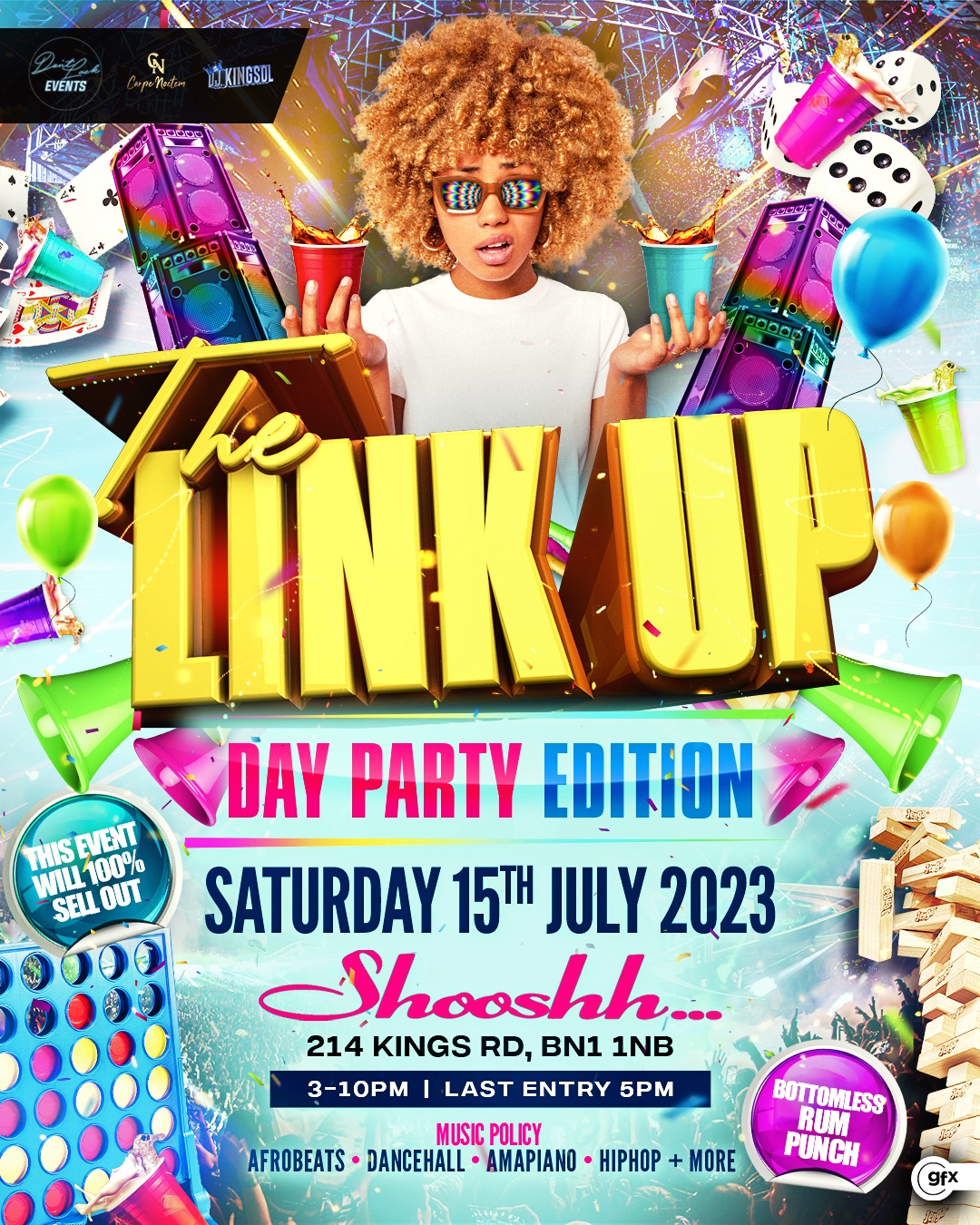 The Link Up - Day Party Edition at Shooshh Brighton, Brighton on 15th ...