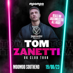 Tom Zanetti at Moo Moo Club Rooms Southend on Sea at Moo Moo Club Rooms ...