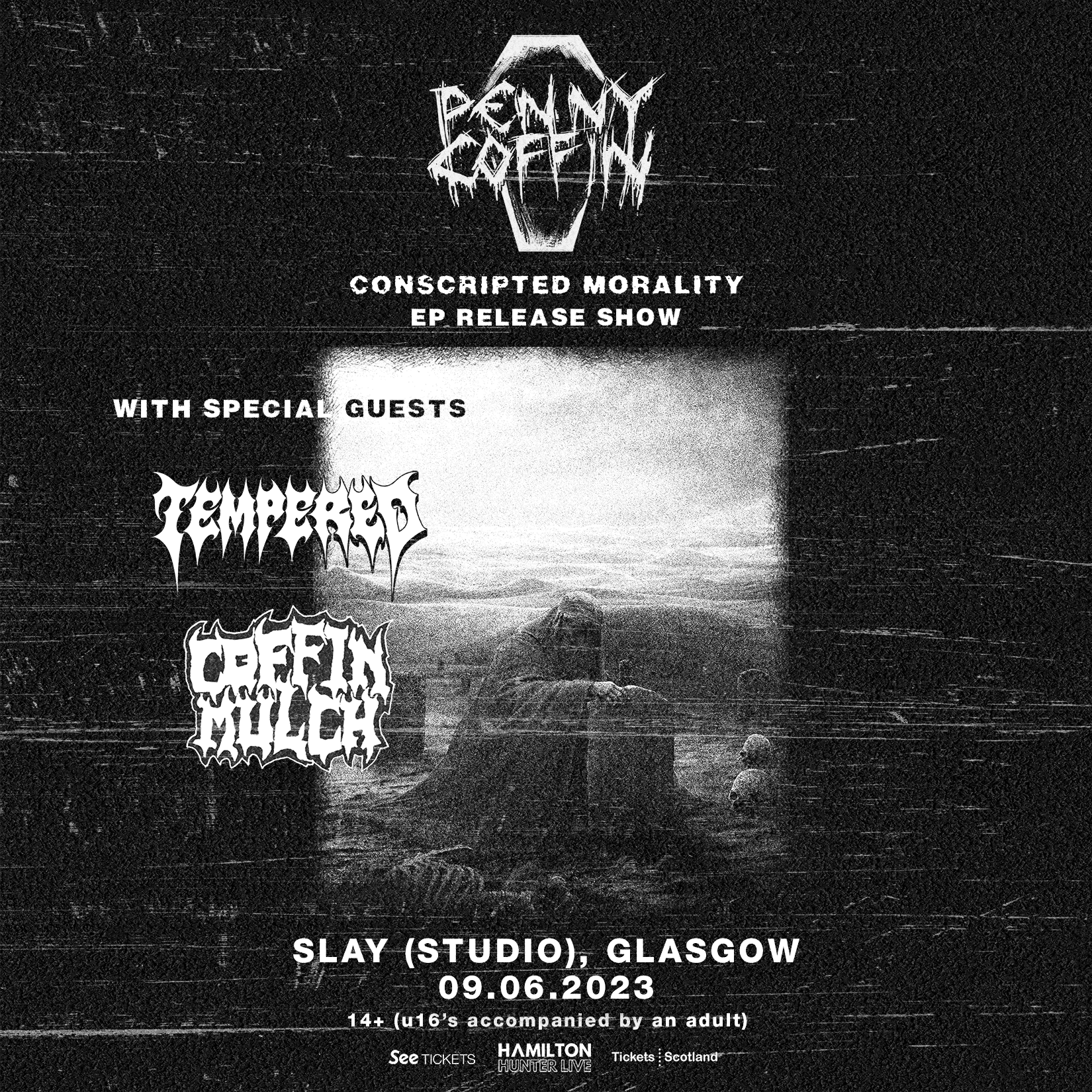Penny Coffin 'Conscripted Morality' EP Release Show at Slay Glasgow ...