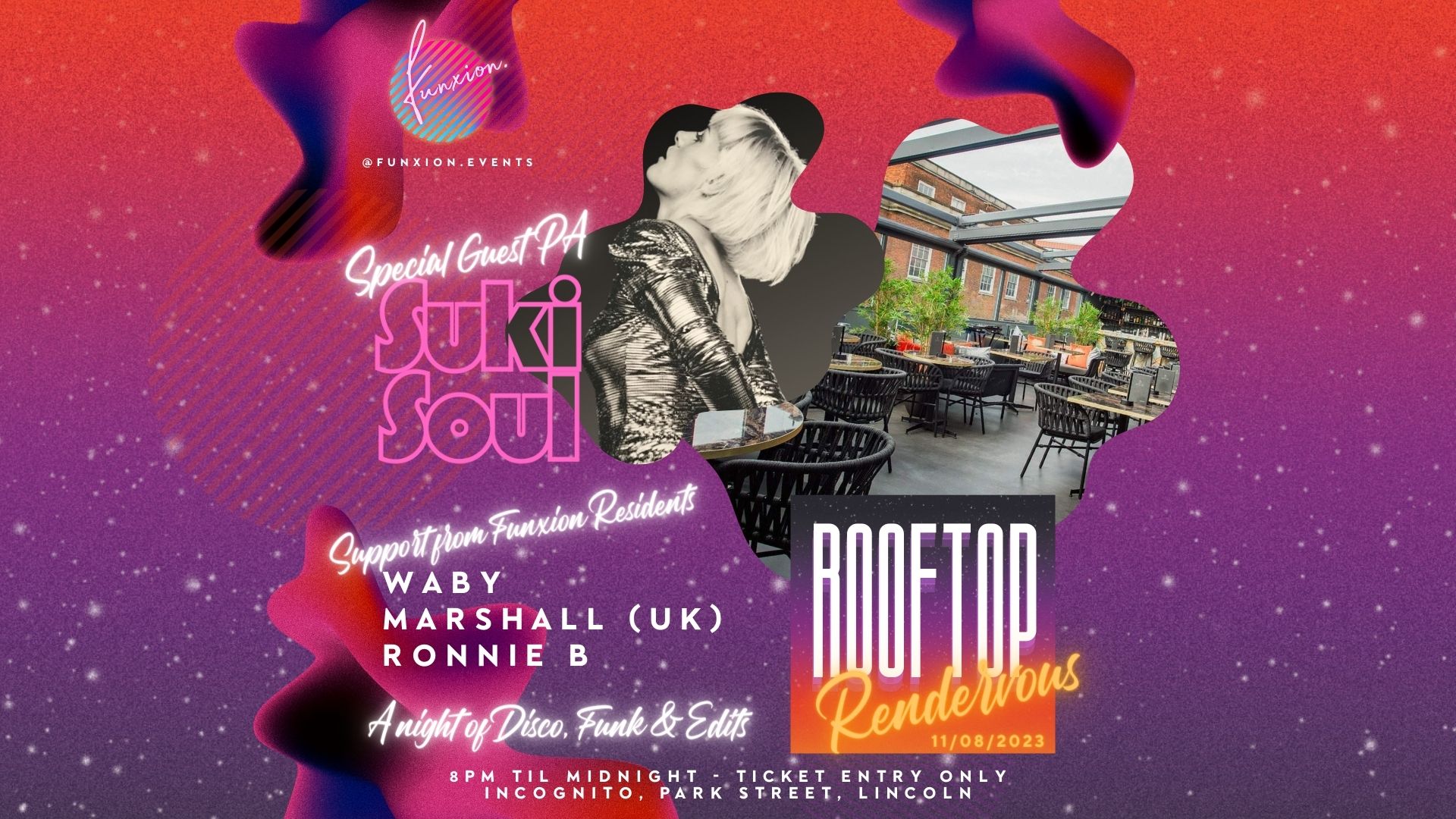 Funxion pres. Rooftop Rendezvous at Cognito Rooftop, Lincoln on 11th ...