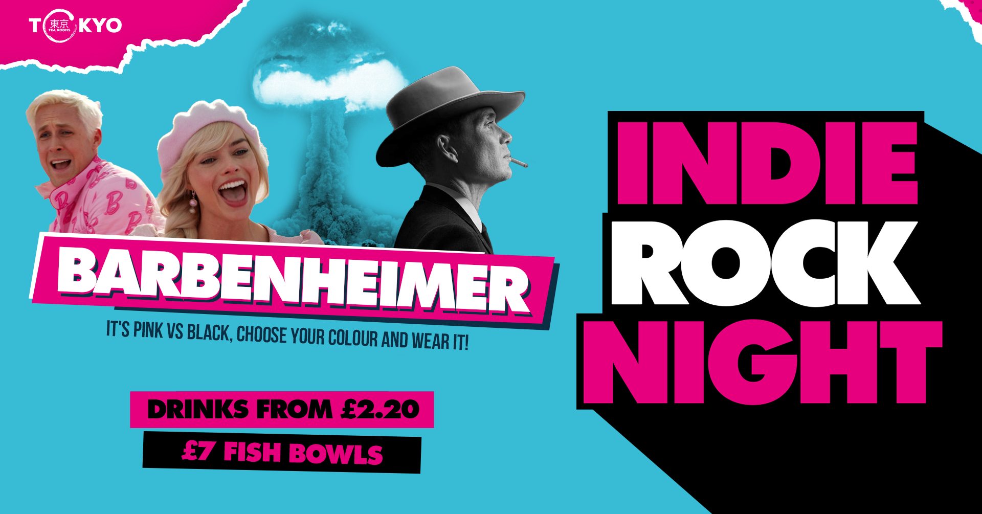 Indie Rock Night ∙ BARBENHEIMER *LAST 5 TICKETS* at Tokyo Tea Rooms ...