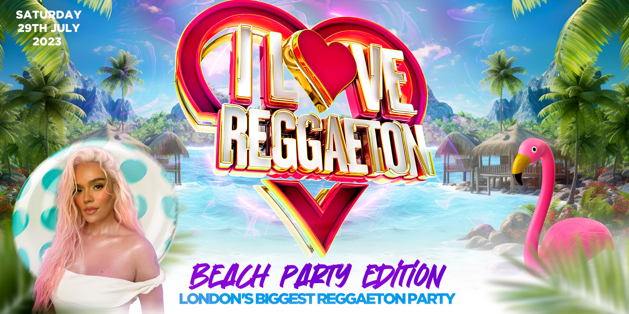 I LOVE REGGAETON "BEACH PARTY EDITION" - LONDON'S BIGGEST REGGAETON PARTY at Electric Brixton ...