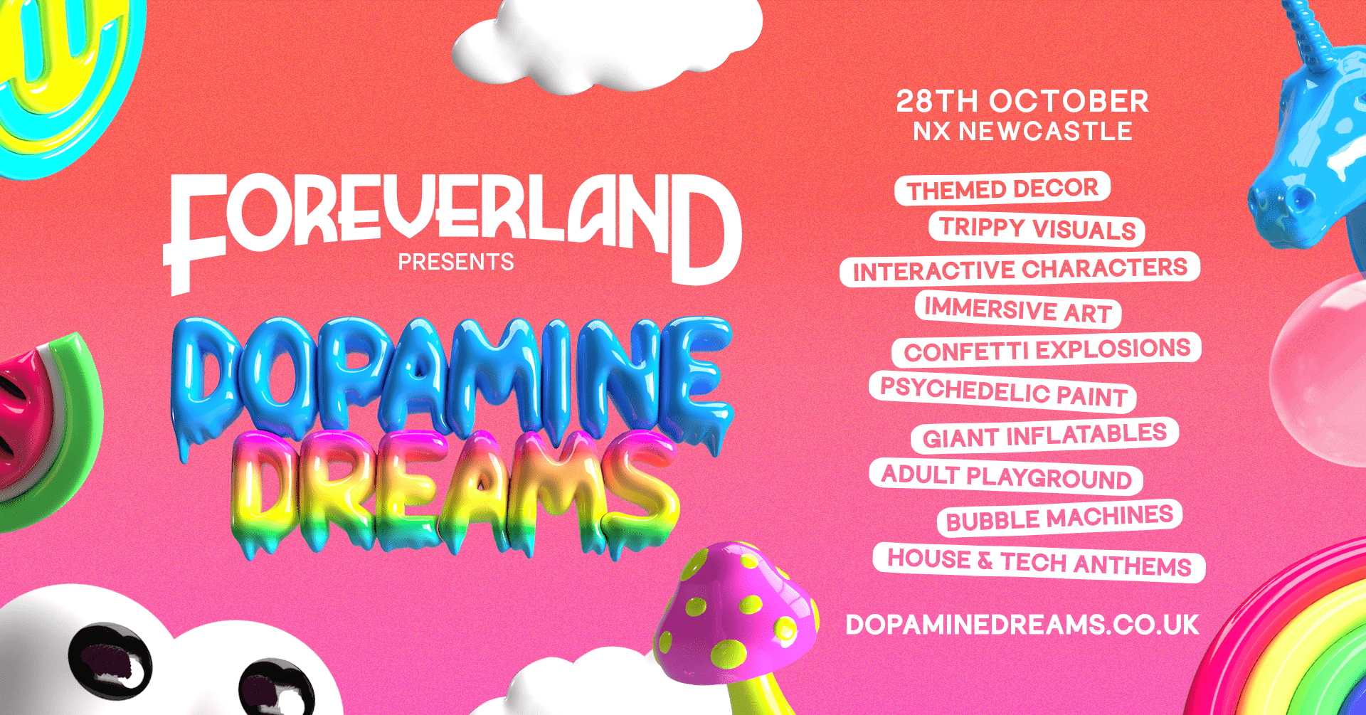 Foreverland Newcastle: Dopamine Dreams at NX Newcastle, Newcastle upon ...