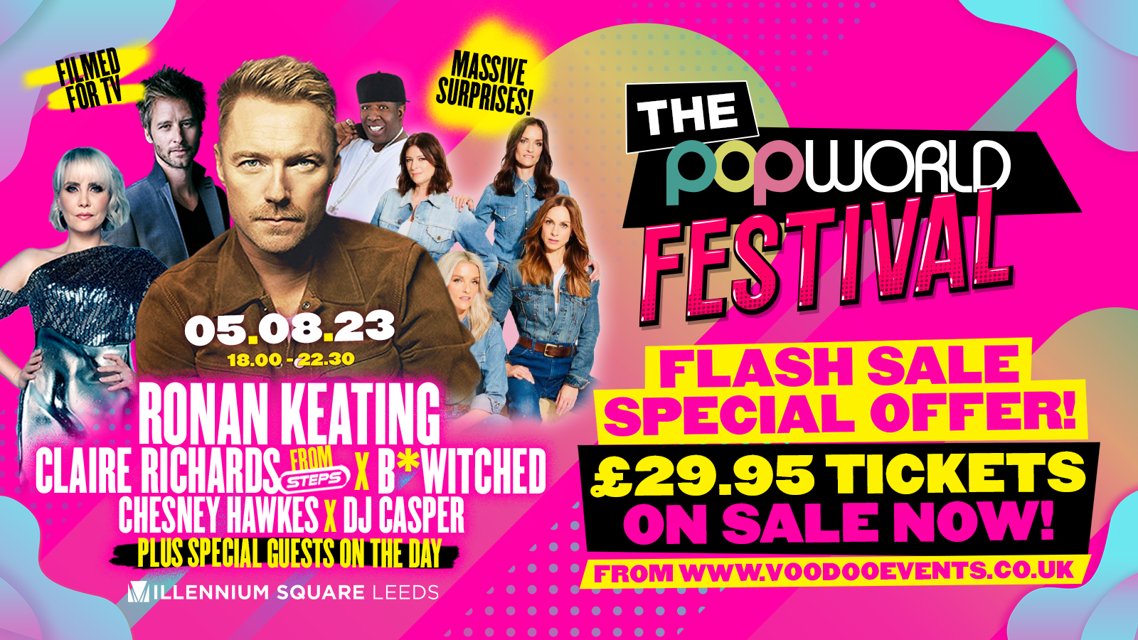 Popworld Festival 2023 at Millennium Square, Leeds on 5th Aug 2023 ...