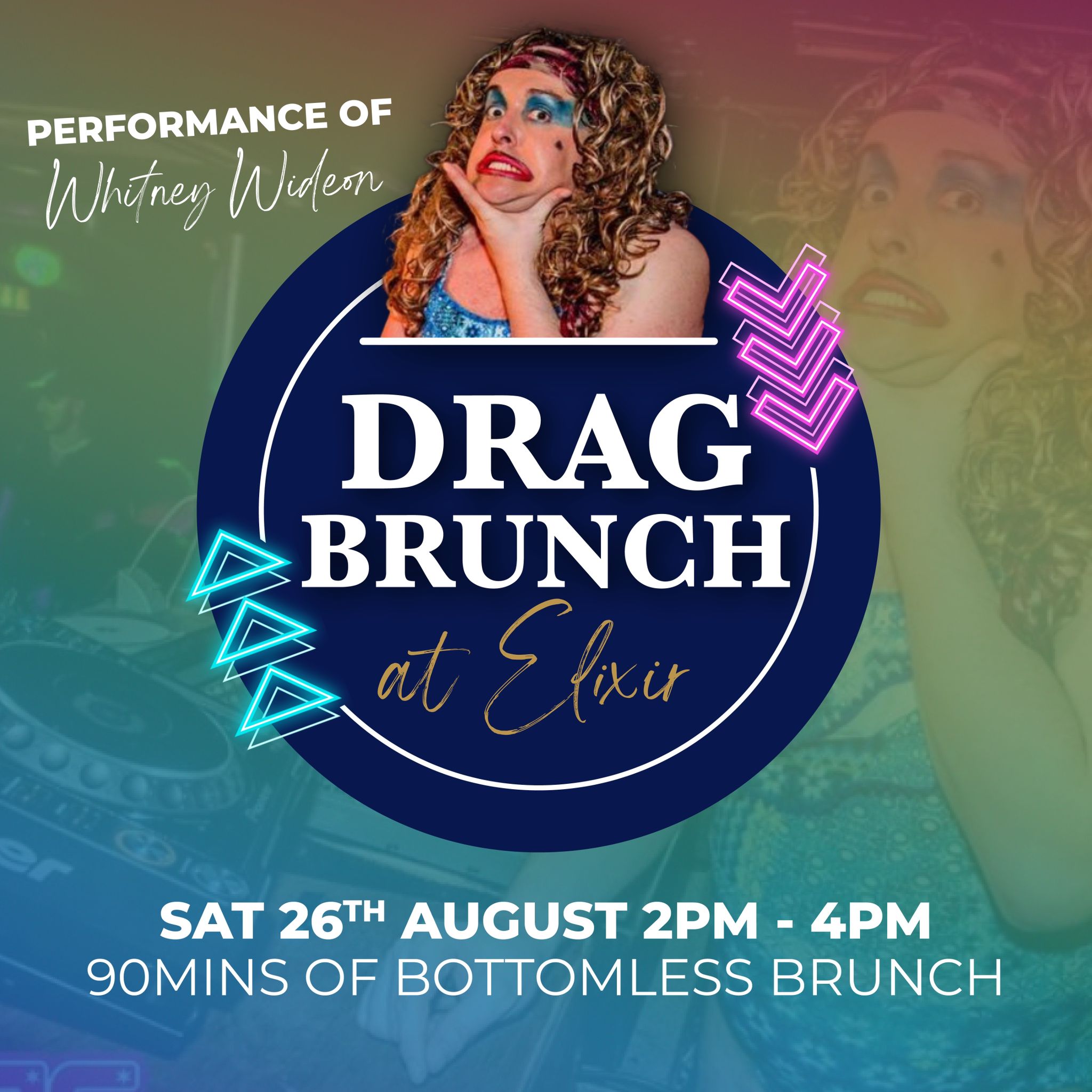Whitney Wideon - Comedy Drag Bottomless Brunch at Elixir Oxton ...