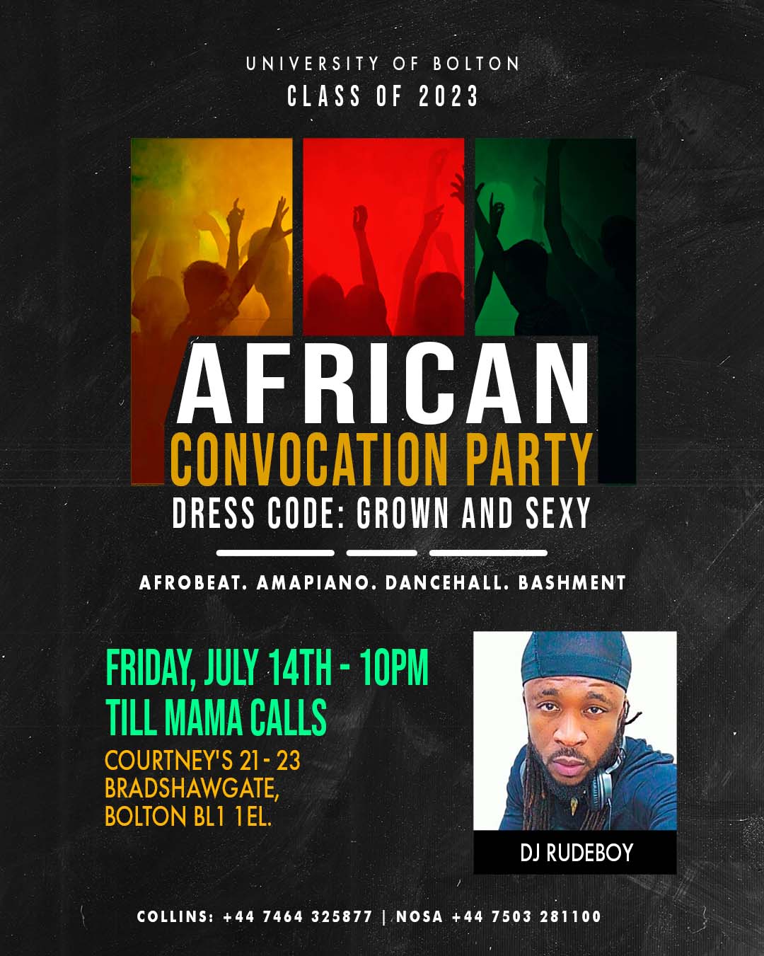 African convocation party at Courtneys, Bolton on 14th Jul 2023 | Fatsoma