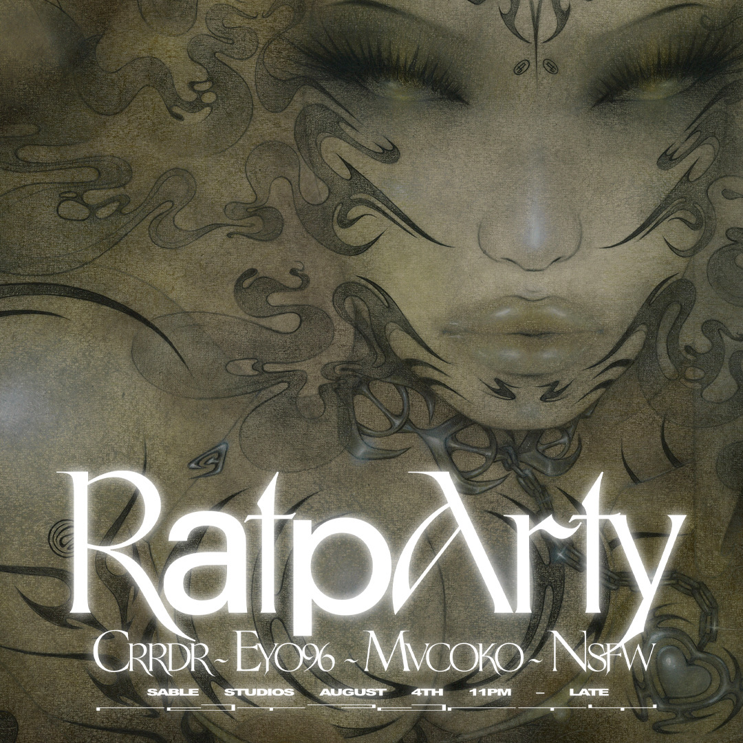 RAT PARTY w/ CRRDR at Sable Studios , Leeds on 4th Aug 2023 | Fatsoma
