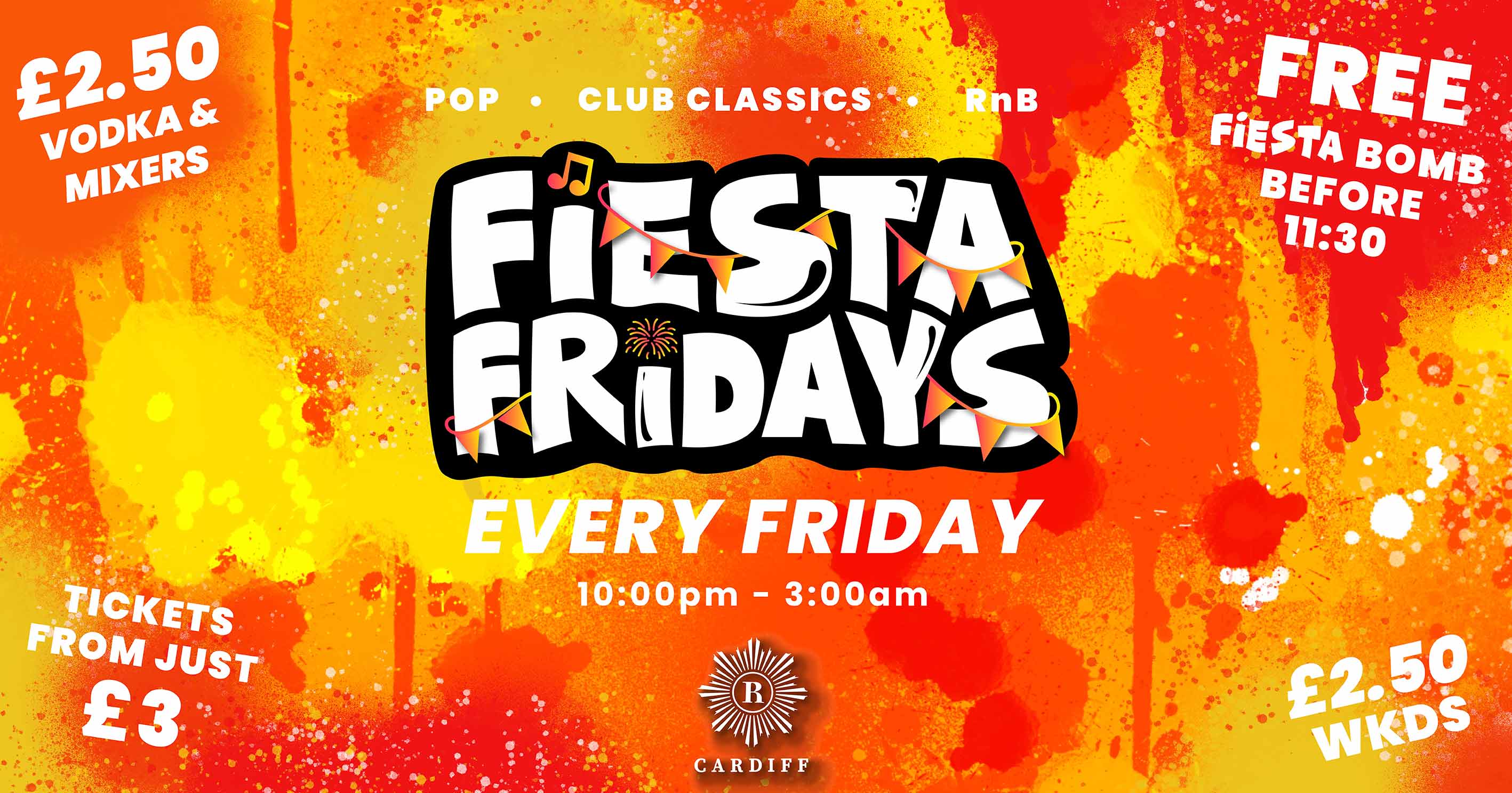 🎊Fiesta Fridays🎊 - £2 Drinks all Night 🍹 at Revolution Cardiff, Cardiff ...