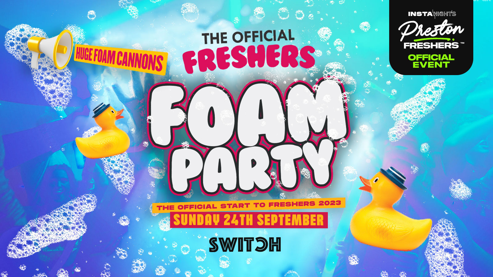 Official Freshers FOAM PARTY | Preston Freshers Opening Party 23 at ...