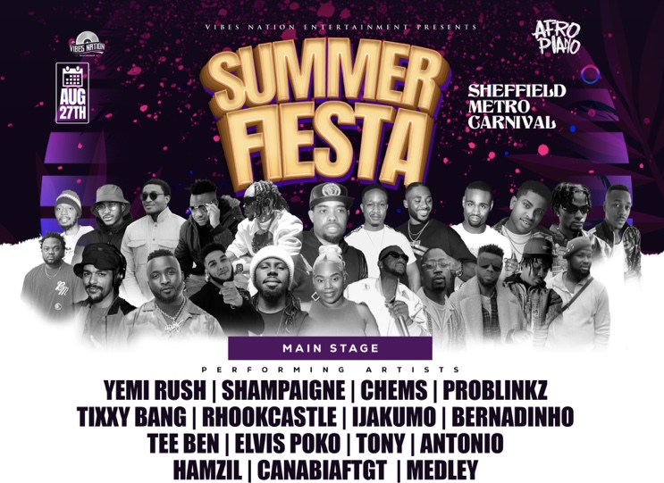 SUMMER FIESTA 🪅 SHEFFIELD METRO CARNIVAL at Network, Sheffield on 27th ...