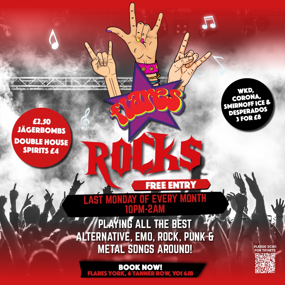 Flares Rocks @ Flares York - HALLOWEEN SPECIAL at Flares - York, York ...