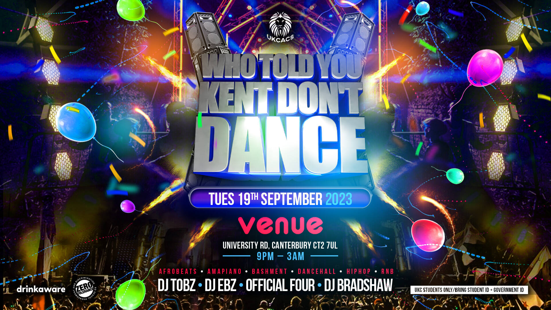 WHO TOLD YOU KENT DON'T DANCE - Tickets available on the door! at The ...