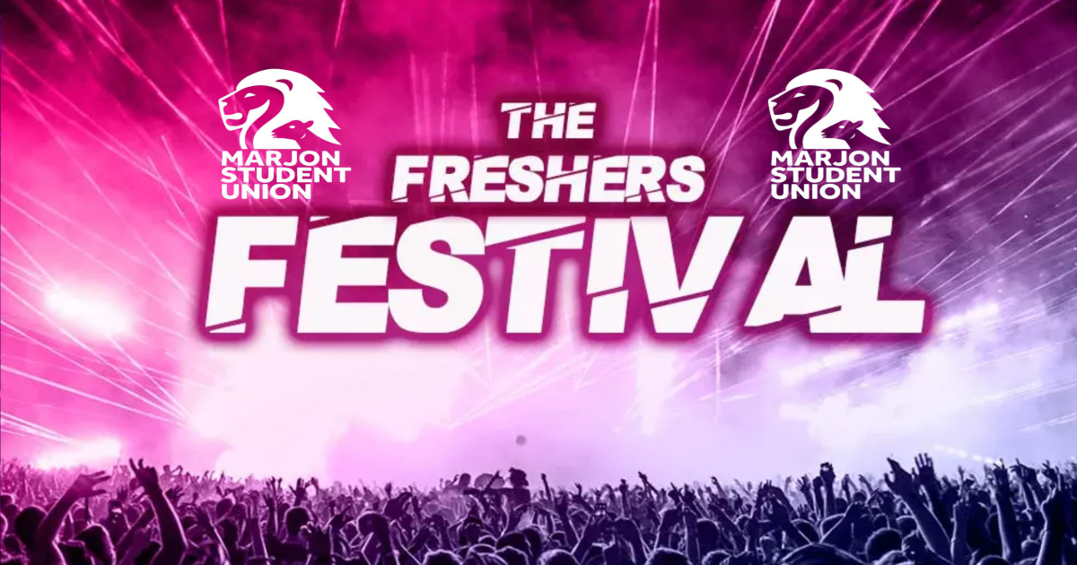 Marjon Student Union Early Bird Discount Freshers Festival Pass 2023 at ...