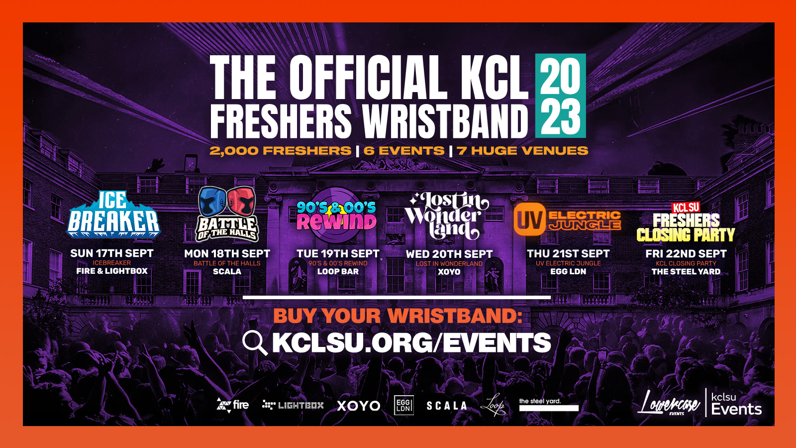 THE 2023 OFFICIAL KING'S COLLEGE LONDON FRESHERS WRISTBAND! THE BIGGEST ...