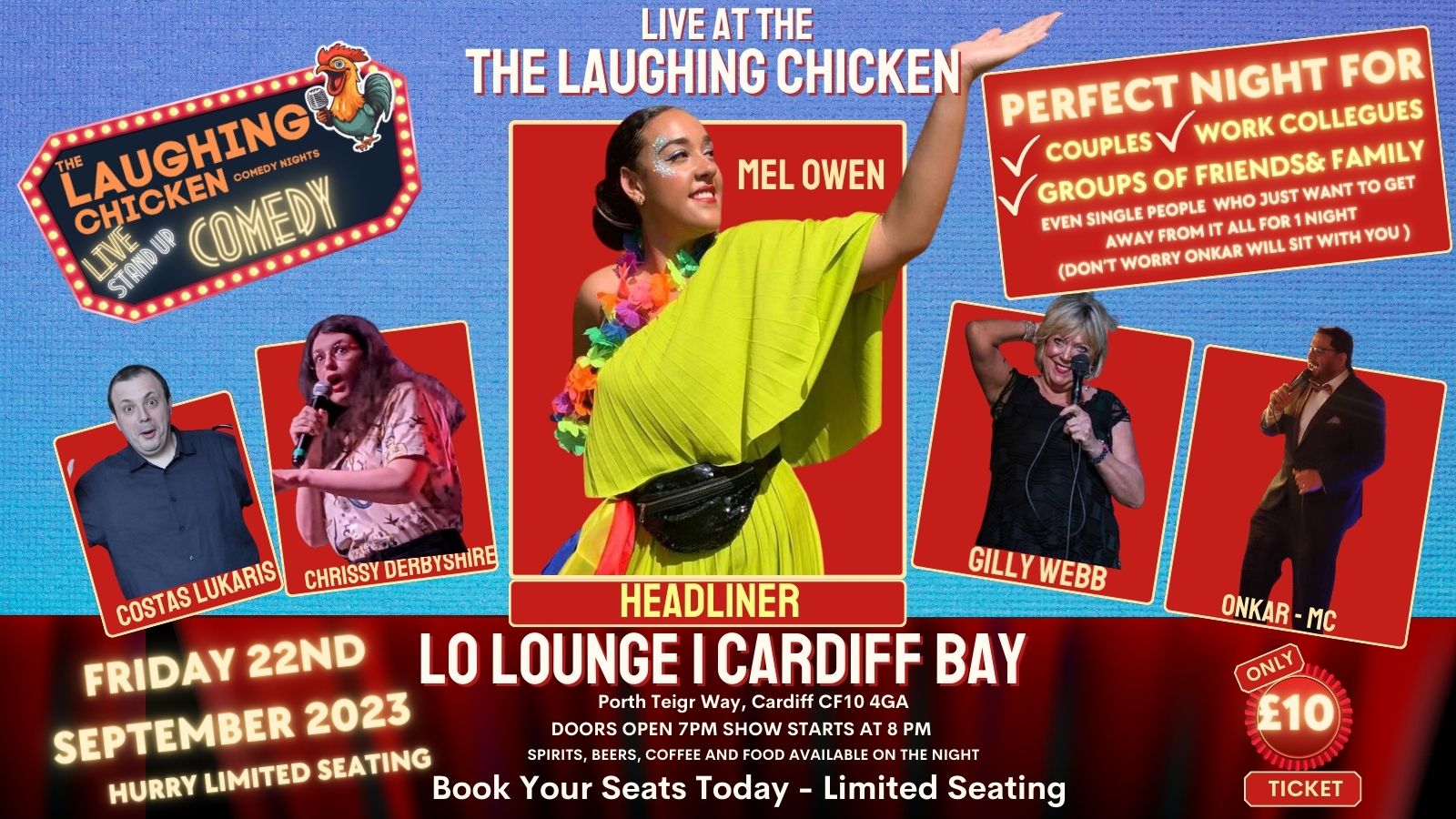 Mel Owen and Friends At The Laughing Chicken Comedy Show - Lo Lounge at Lo Lounge, Cardiff on ...