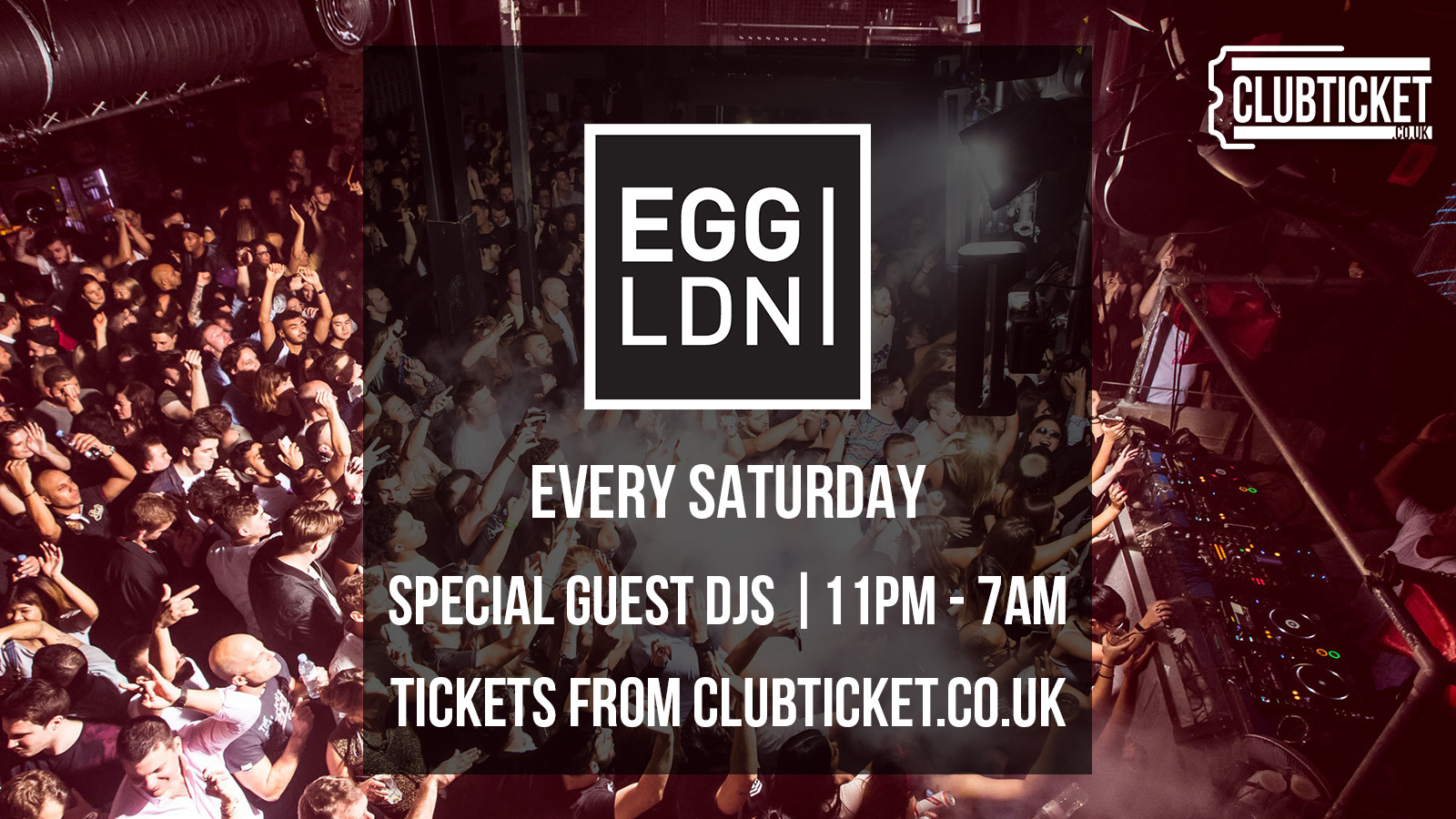 Egg London Freshers Warm Up // Superclub // House & Techno DJs // Open ...