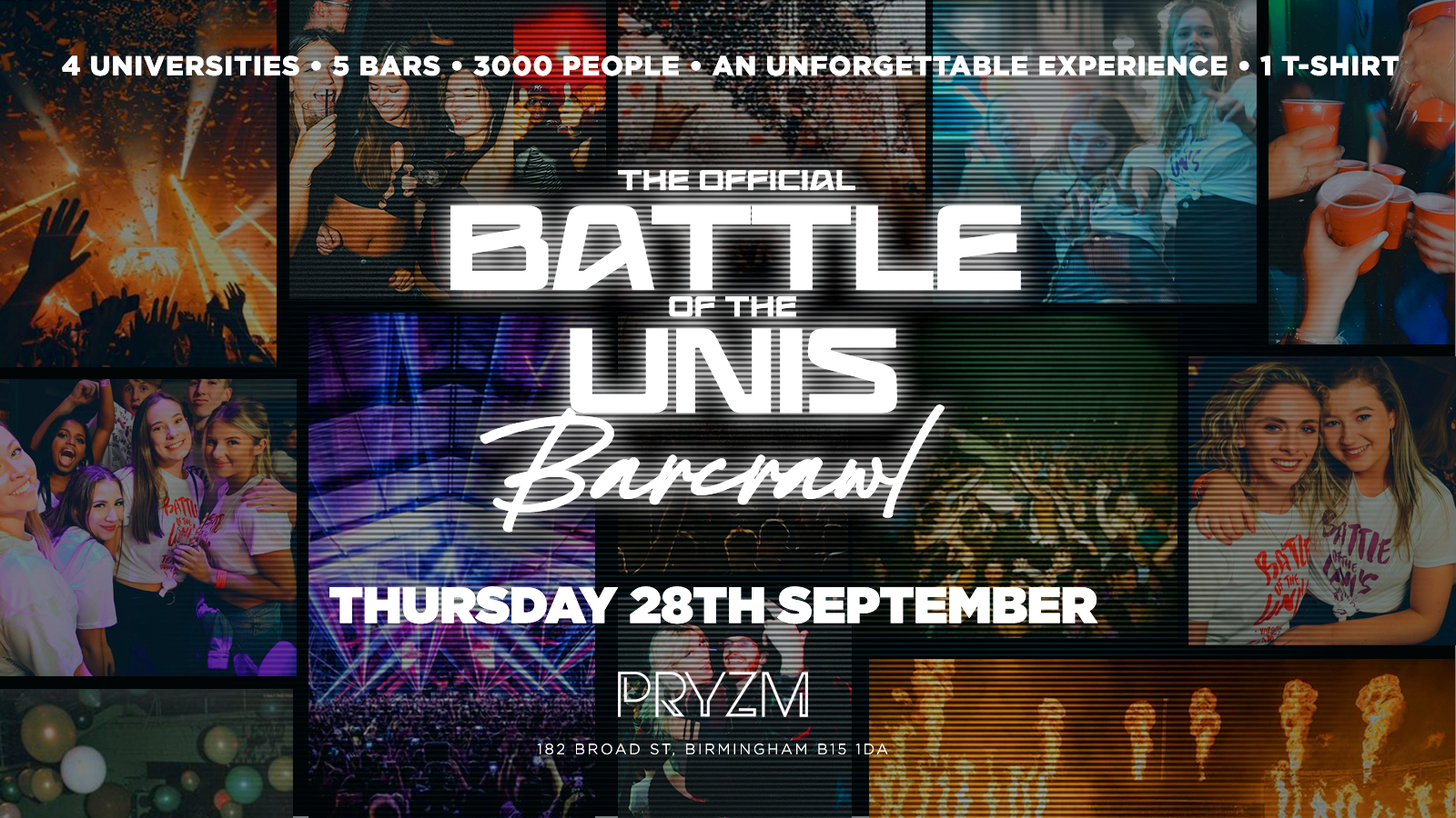 BCU x Official Battle Of The Unis Bar Crawl ending at HEIDIS [FINAL T ...