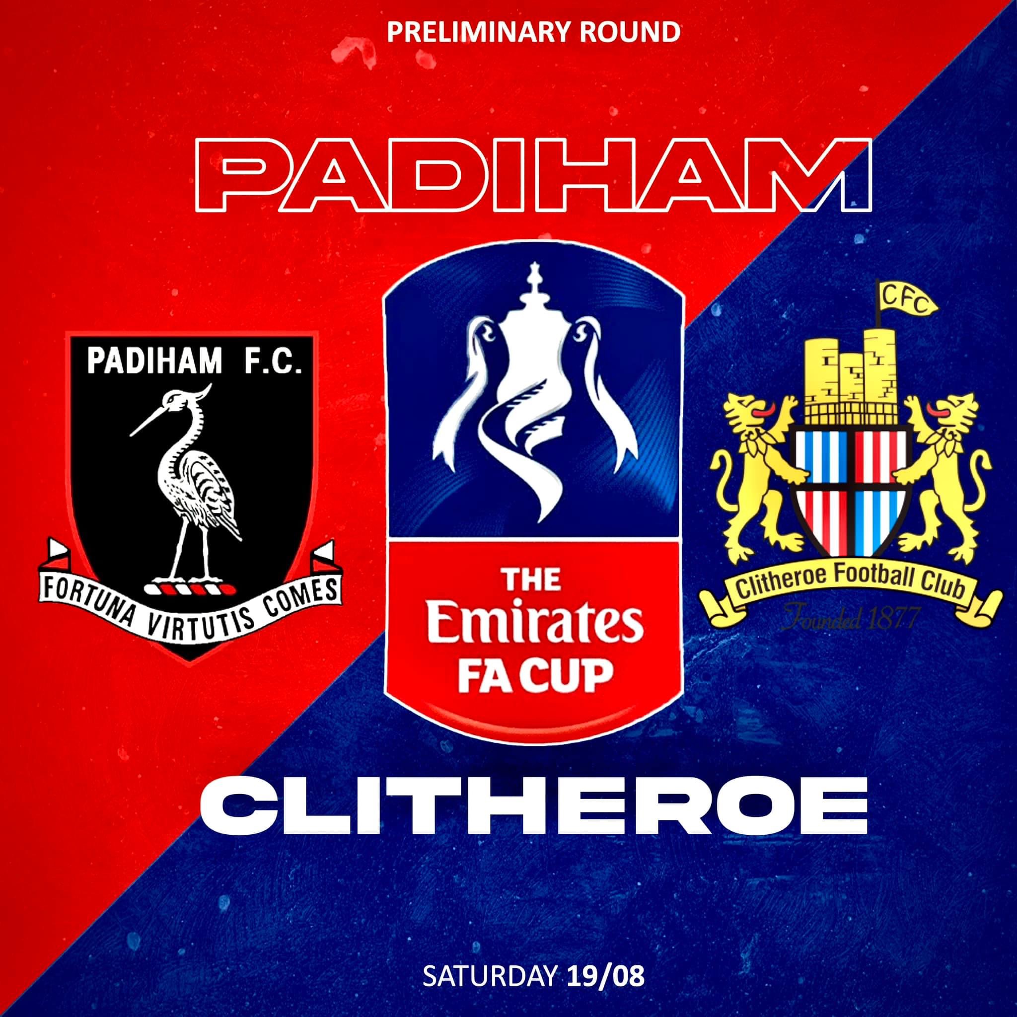 Padiham Fc v Clitheroe Fc Fa Cup Preliminary Round at Padiham Football ...