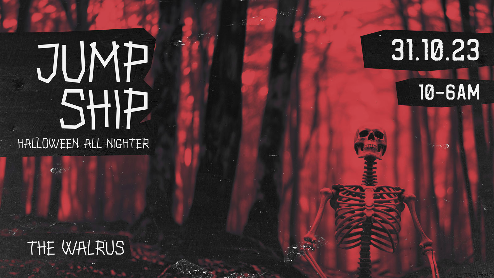 Halloween All Nighter! - Jump Ship at The Walrus, Nottingham on 31st ...