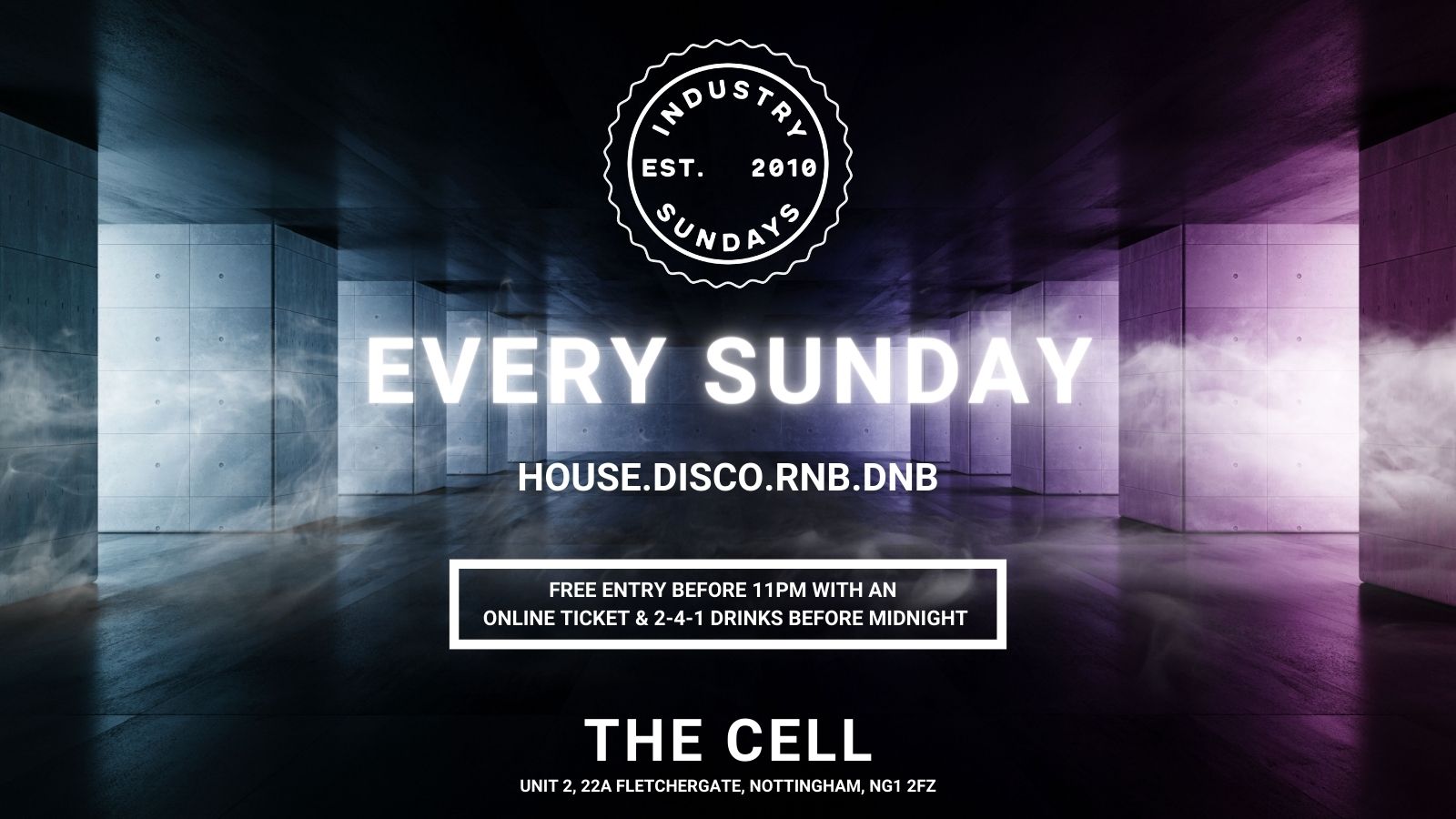 Industry Sundays - 2-4-1 Drinks before midnight! - EVERY SUNDAY! at The ...