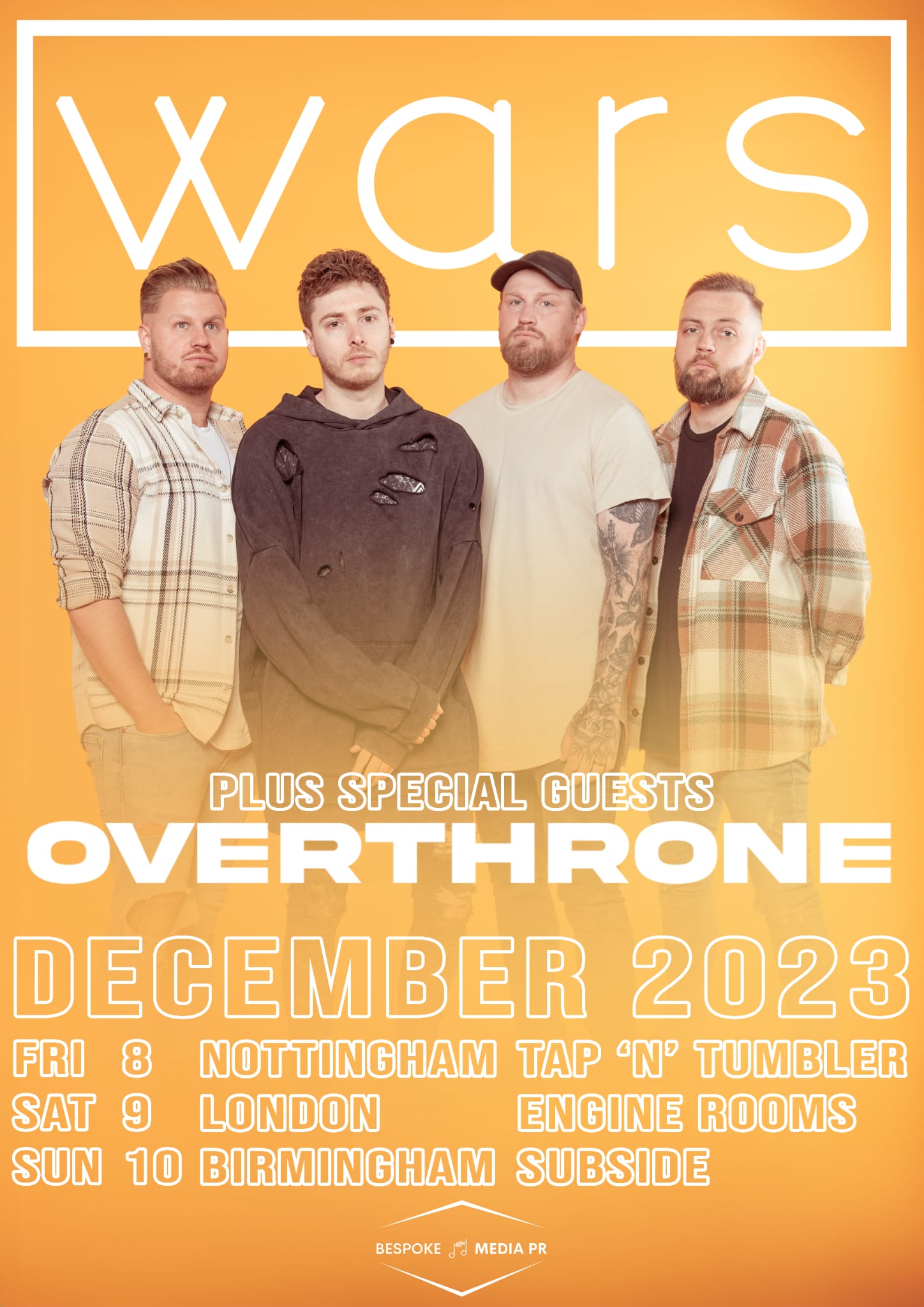 Engine Rooms Presents: Wars / Overthrone / Follower/ Moskito at The ...