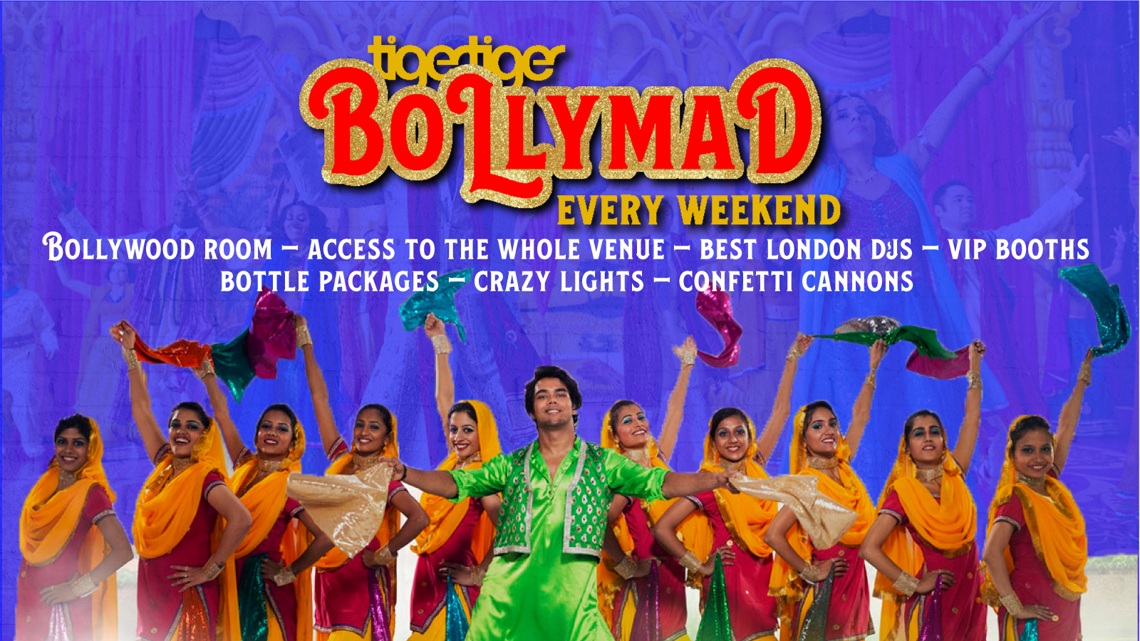 BOLLYMAD at Tiger Tiger | Every Weekend at Tiger Tiger London, London on 23rd Sep 2023 | Fatsoma