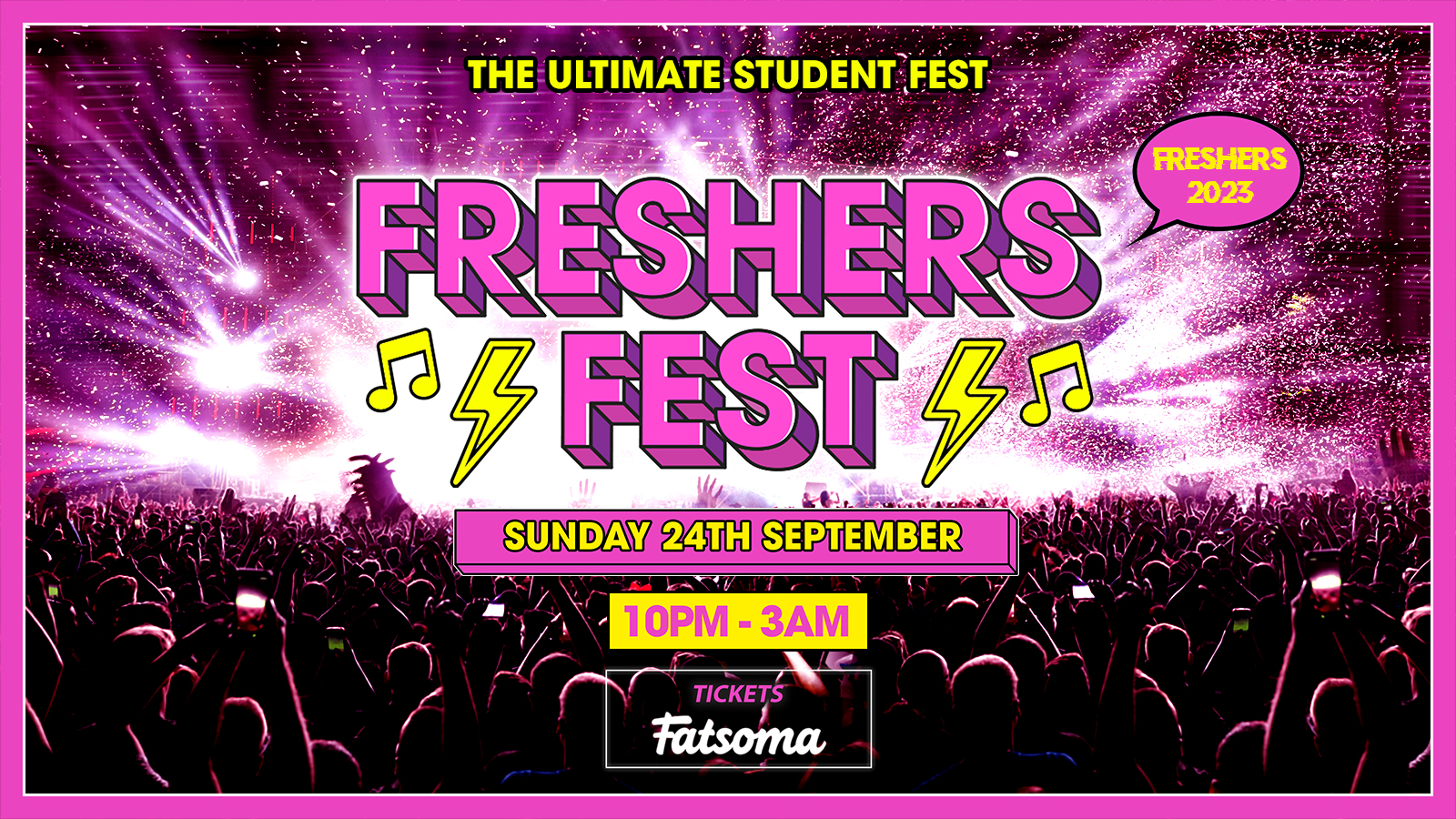 ⚡️ FRESHERS FEST ⚡️ Brighton's Biggest Student Festival 🏆 FINAL 50 FREE TICKETS 🚨 Wild Brighton ...