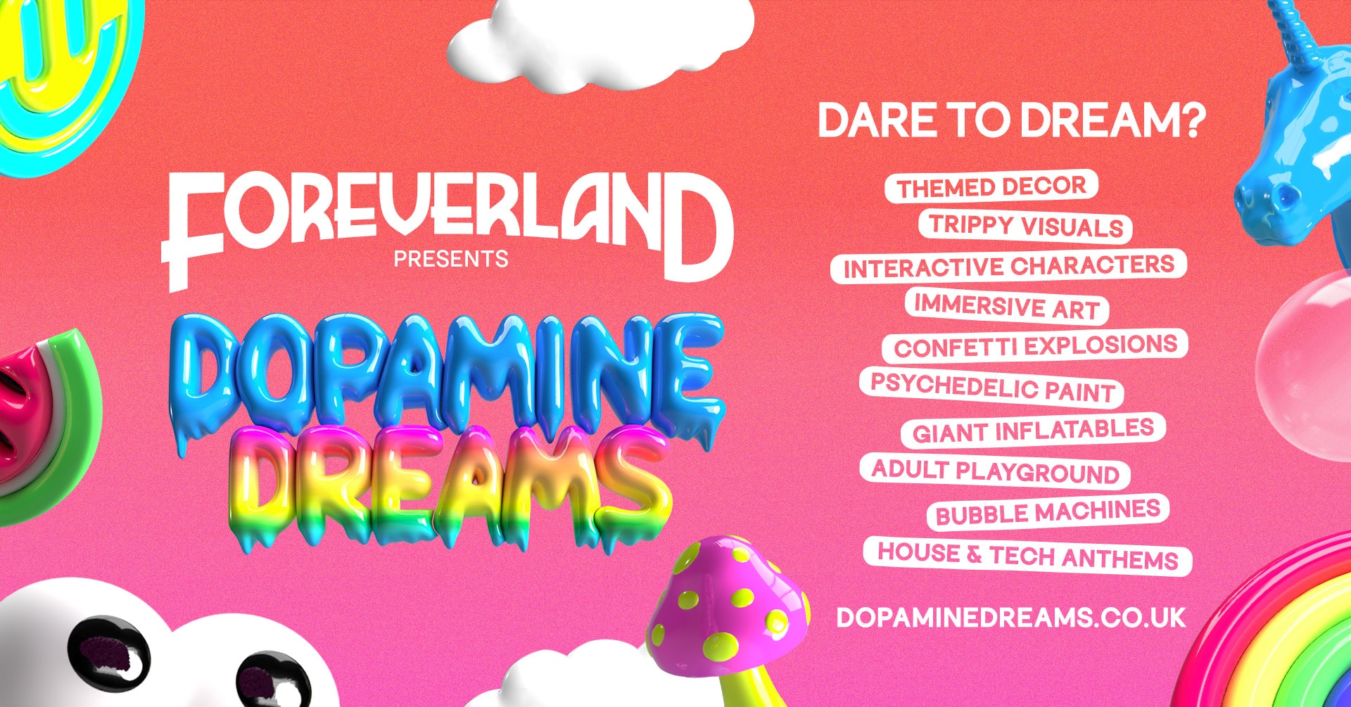 Foreverland Nottingham: Dopamine Dreams at The Level, Nottingham on ...