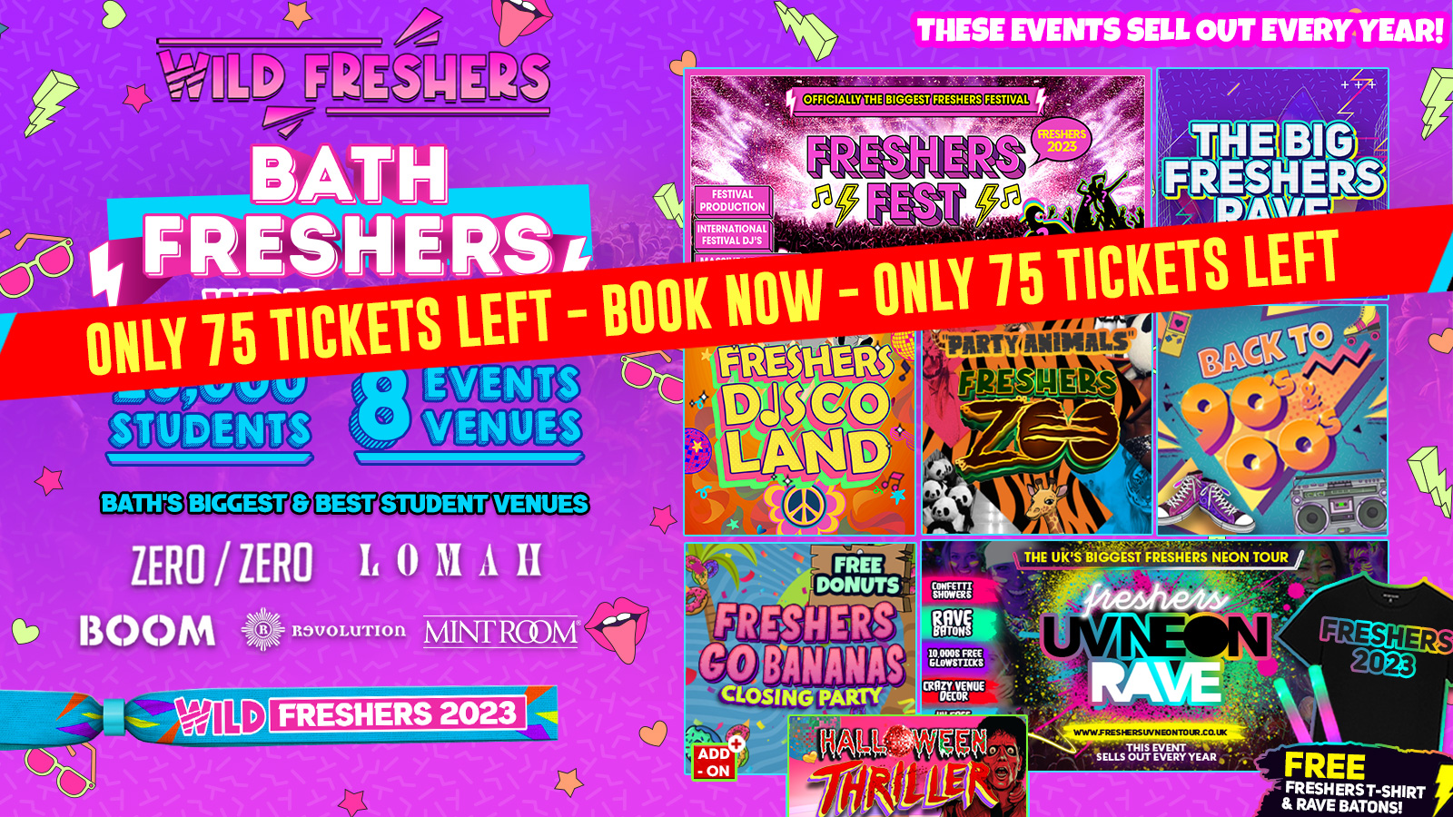 WILD BATH [SPA WEEK] FRESHERS WRISTBAND⚡️FINAL 50 WRISTBANDS 🚨 ...