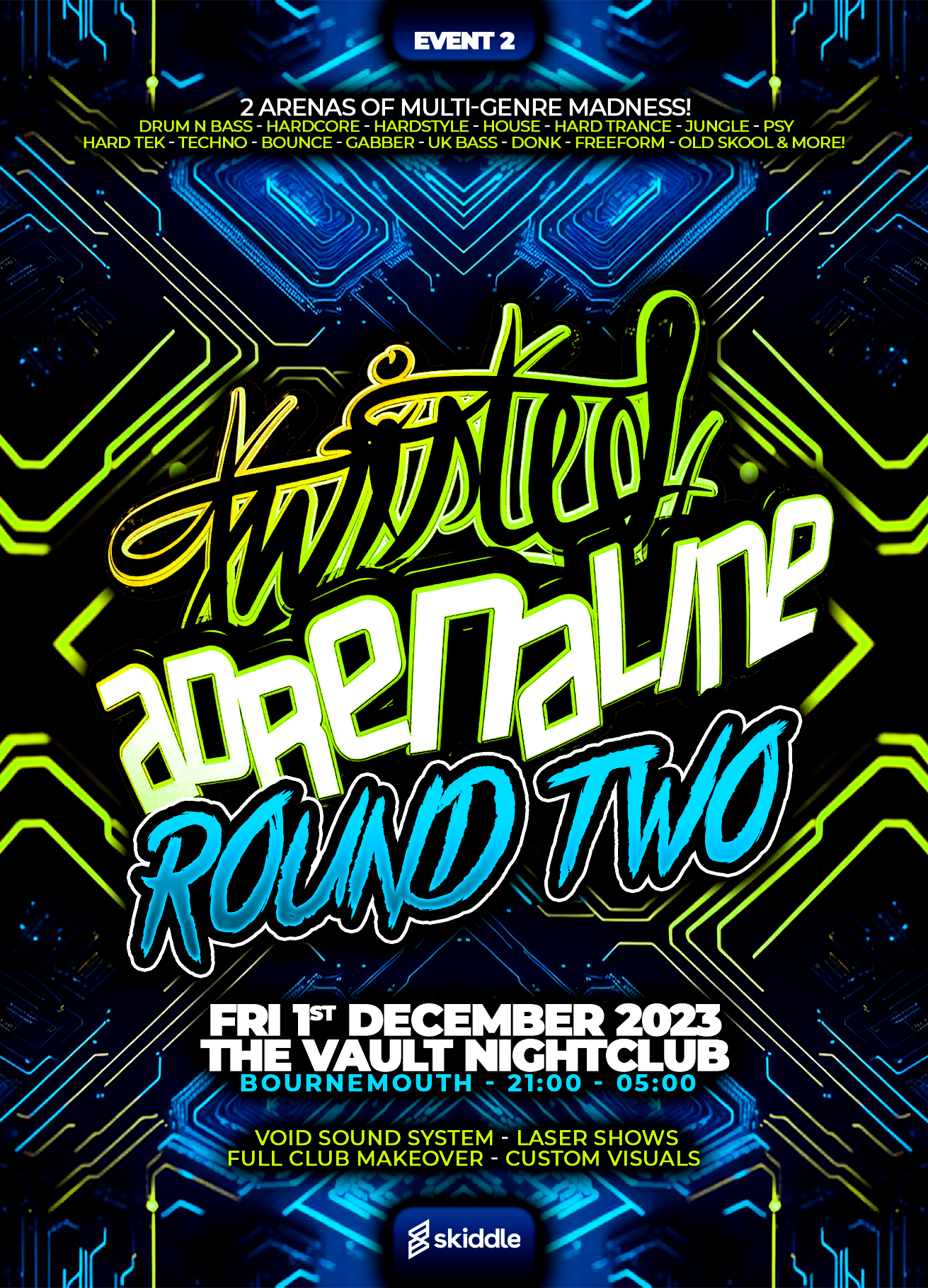 Twisted Adrenaline - Round 2 at The Vault Nightclub Bournemouth ...