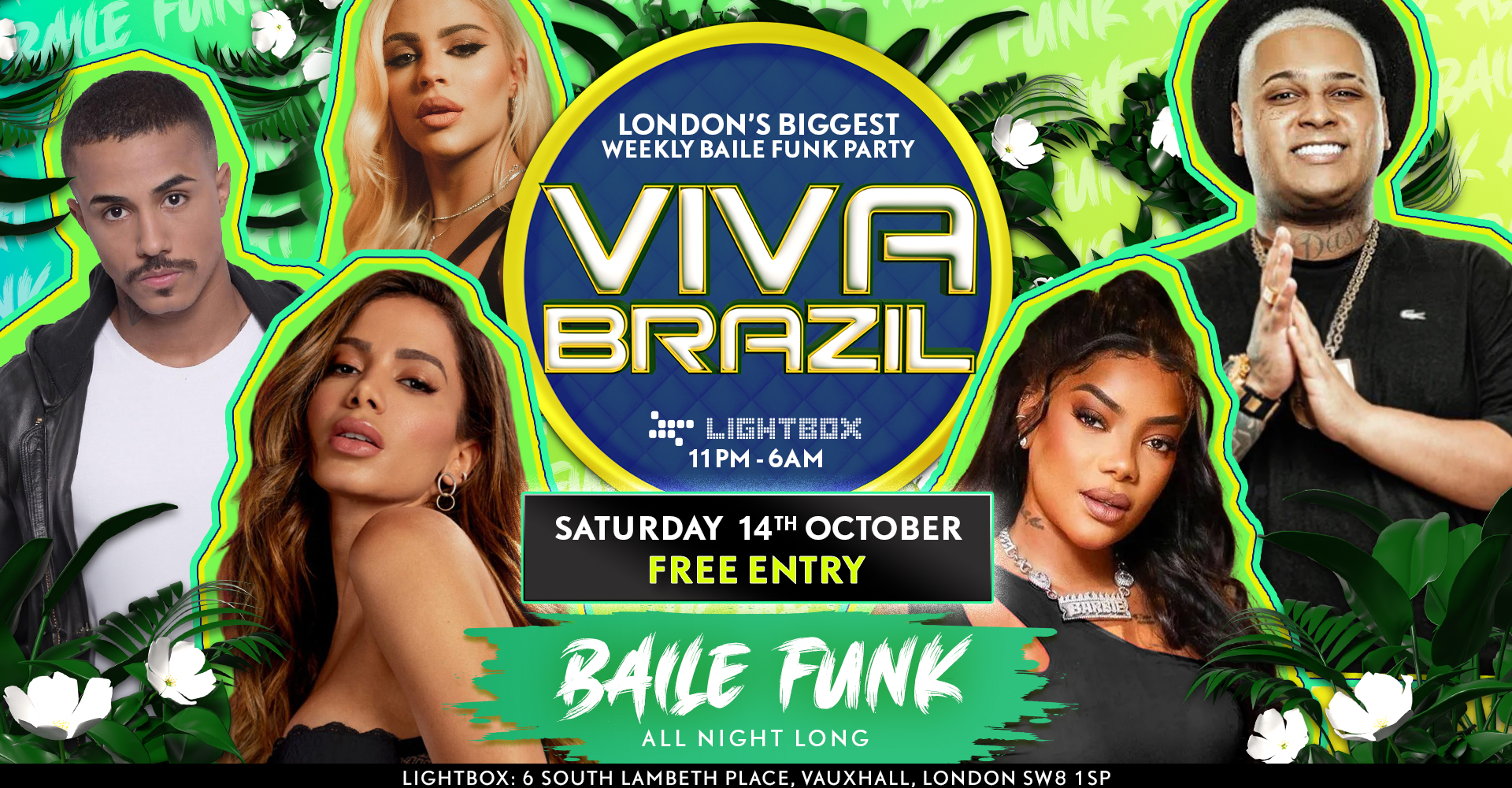 Viva Brazil - Baile Funk All Night Long at FIRE Nightclub, London on ...