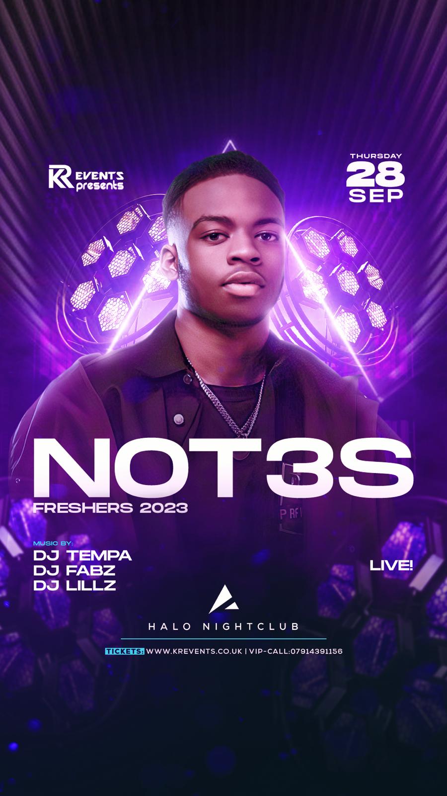 NOT3S LIVE! BOURNEMOUTH FRESHERS Week 2 | Biggest Urban Freshers ...