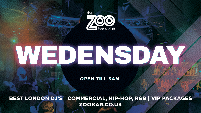 Wednesdays at Zoo Bar at Zoo Bar & Club, London on 22nd Nov 2023 | Fatsoma