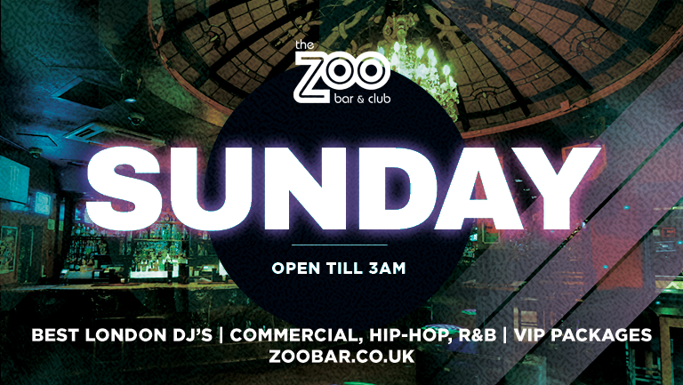 Sundays at Zoo Bar at Zoo Bar & Club, London on 8th Oct 2023 | Fatsoma