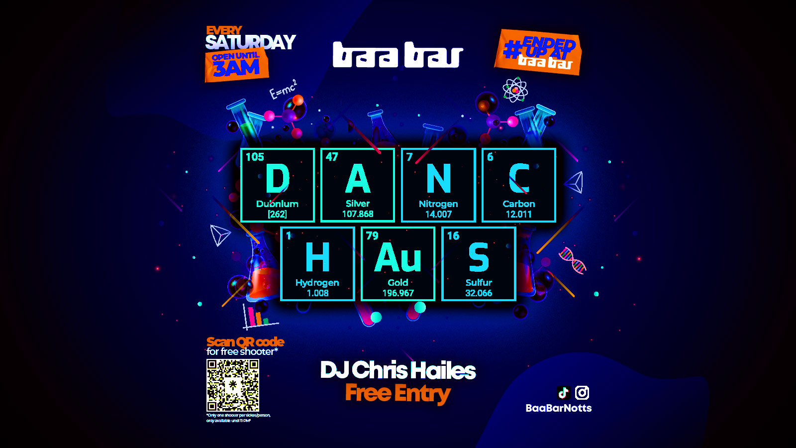 DANC HAUS: Saturday at Baa Bar Nottingham, Nottingham on 9th Sep 2023 ...