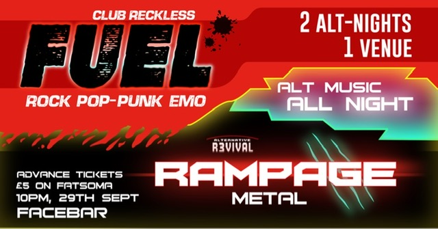 Rampage vs Fuel at the Facebar at The Face Bar, Reading on 29th Sep ...